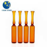 China Borosilicate Glass Ampoule 1ml 20ml Easy Open Low Flow Resistance for sale