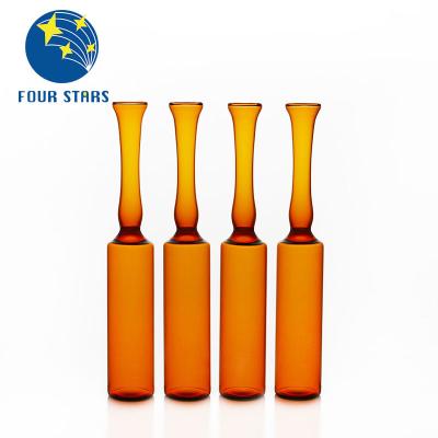 China Borosilicate Glass Ampoule 1ml 20ml Easy Open Low Flow Resistance for sale