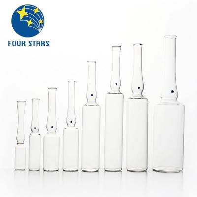 China Borosilicate5.0 Glass Empty Glass Ampoules Smooth Surface for sale