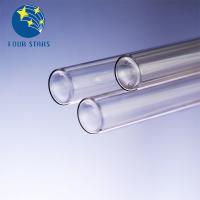 China Lightweight Transparent Glass Tube 2.2g/cm2 Density for Chemical Lab Equipment for sale