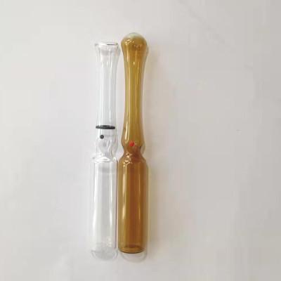 China Borosilicate Glass Ampoule 1ml to 40ml Clear Amber Liquid Medicine Container for sale