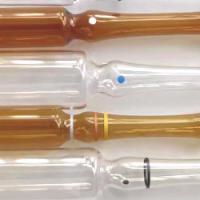 China Light Fusible Glass Empty Glass Ampoules Straight Neck 1ml for sale