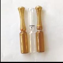 China Borosilicate Glass Ampoule 2ml Liquid Medicine Vial Curved Neck Amber Clear for sale