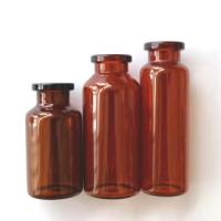 China Small Amber Glass Tube Vials 2ml-50ml AQL Level for sale