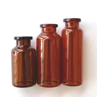 China Small Amber Glass Tube Vials 2ml-50ml AQL Level for sale
