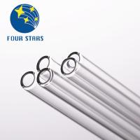 China Borosilicate Glass Collection Tube COE 3.3 Large Diameter 1200C Heat Resistant for sale