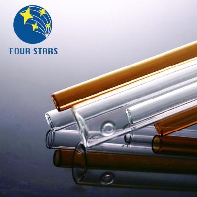 China Easy Open End Amber Glass Tube Transparent 1ml-20ml ODM for sale