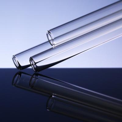 China High Refractive Index Round Borosilicate Glass Tubing 1250-1800mm Length for sale