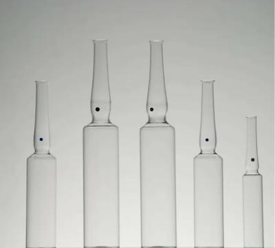 China 1ml-40ml Sealable Empty Glass Ampoules Borosilicate Injection Vials Clear Amber for sale