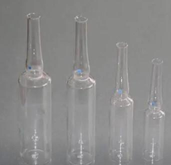 China Standard 40ml Empty Ampoule Bottle Transparent Colored Glass For Injection for sale