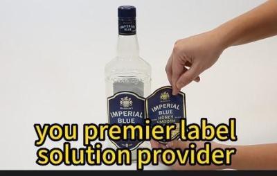China Indoor / Outdoor Condiment Bottle Labels With Customizable Branding Solutions for sale