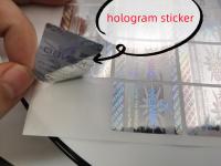 China customized label stickers are perfect for hologram stickers  changable QR code label for sale