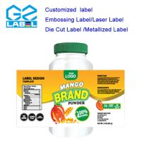 China Customized Label Sticker Printing any size Circle   Oval Labels for sale