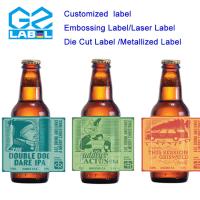 China 16. Custom Beer Bottle Labels with Local Glue Removal for Easy Application for sale