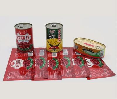China Easy To Apply And Remove Liquid Refreshment Label Paper Material Transfer Printing for sale