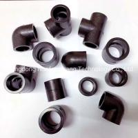 China HDPE Electrofusion 45 Elbow Pipe Fittings PE100 Material 32mm-630mm Size for Water Supply Systems for sale