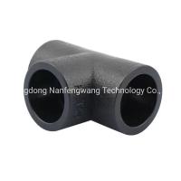 China HDPE Electrofusion 45 Elbow Pipe Fittings PE100 Material 32mm-630mm Size for Water Supply Systems for sale