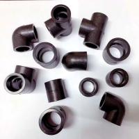 China Sch40 HDPE Pipe Fittings PE100 Material 32mm-630mm Size Range with Cutting Service for Water Supply Systems for sale