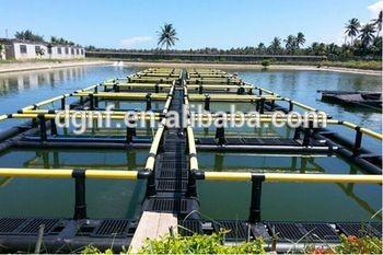 China HDPE Sea Fish Farming Net Cage 30-150m Circumference with 200-500mm Pipe Diameter for Offshore Aquaculture for sale