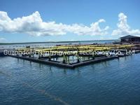 China HDPE Floating Fish Cage 4x4m Square - 15+ Year Lifespan, ISO9001 Certified for Lake & River Aquaculture for sale