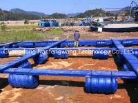 China HDPE Pontoon Fish Cage Floating System for Deep Sea Aquaculture - 50m Depth Capacity, 15+ Year Lifespan for sale