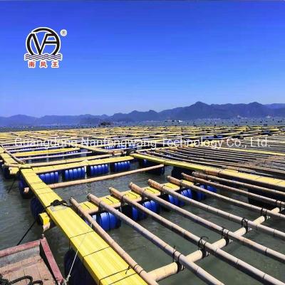 China HDPE Floating Pontoon Fish Cage with 200mm-500mm Pipe Options for Deep Sea Aquaculture for sale