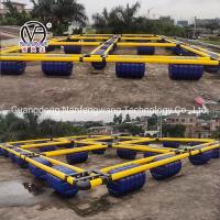 China HDPE Floating Pontoon Fish Cage with 200mm-500mm Pipe Options for Deep Sea Aquaculture for sale
