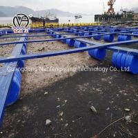China HDPE Pontoon Cage Culture for Floating Pipe 200mm to 500mm Offshore Fish Farming for sale