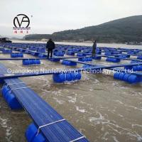 China HDPE Aquaculture Floating Pontoon Fish Cage 15 Year Lifespan 12 Grade Typhoon Resistance for sale