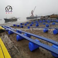 China HDPE Aquaculture Pontoon Fish Cage 15 Year Lifespan Green Yellow for Lake River for sale