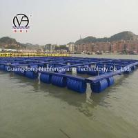 China HDPE Aquaculture Pontoon Buoy Fish Cage Diameter 10m 60m for Offshore Farming for sale