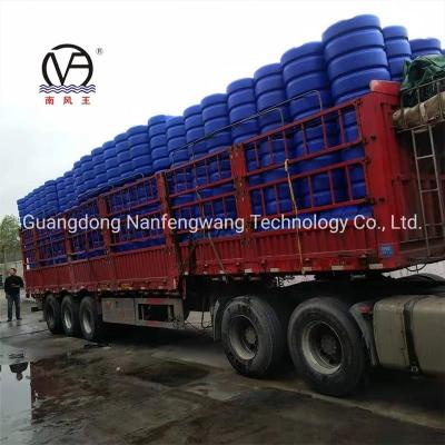 China PE Aquaculture Fish Cage Pontoon Buoy Durable HDPE 15 Year Lifespan Customizable for sale