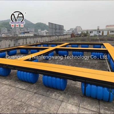 China Square Pontoon Aquaculture Cage with 350mm HDPE Floating Pipe - 15+ Year Lifespan, Typhoon Resistant for sale