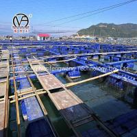 China Square Pontoon Aquaculture Cage with 350mm HDPE Floating Pipe - 15+ Year Lifespan, Typhoon Resistant for sale