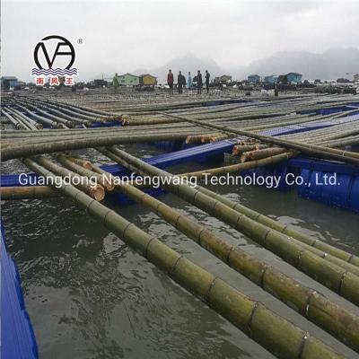 China HDPE Floating Fish Cage Pontoon Aquaculture System with 15+ Year Lifespan, 7m Wave & 12-Grade Typhoon Resistance for sale