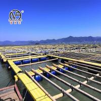 China HDPE Floating Fish Cage Pontoon Aquaculture System with 15+ Year Lifespan, 7m Wave & 12-Grade Typhoon Resistance for sale