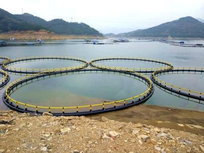 China HDPE Fish Pen for Lake Aquaculture and Recreation 10m Diameter 60m Length for sale