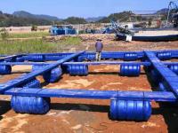 China HDPE Pipe Pontoon Floating Cage 200mm to 500mm Diameter for Offshore Fish Farming for sale