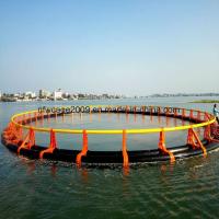 China HDPE Offshore Aquaculture Floating Fish Cage with 200-400mm Floating Pipe, 15+ Year Lifespan for sale