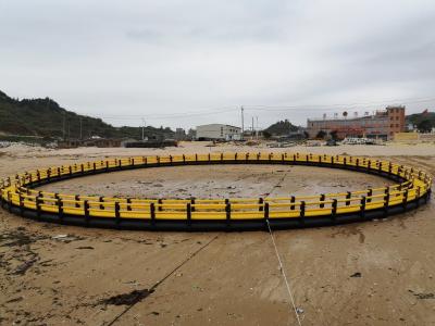 China HDPE Circular Aquaculture Cage for Rivers 12 Grade Wind Resistance 15 Year Lifespan for sale