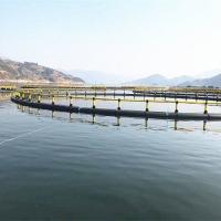China Aquaculture Fish Farming Cage 250cm x 110cm with HDPE Frame and Auxiliary Winch for Marine Environments for sale