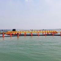 China HDPE Aquaculture Fishing Cage 200-400mm Pipe Diameter for Deep Sea Farming 6-50m Depth for sale