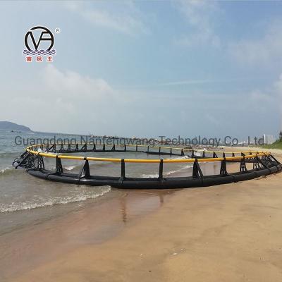 China Storm Resistant Deep Sea Fish Culture HDPE Cage 12 Grade Typhoon 7m Wave for sale