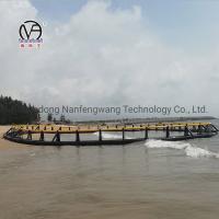 China Storm Resistant Deep Sea Fish Culture HDPE Cage 12 Grade Typhoon 7m Wave for sale