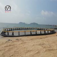 China Storm Resistant Deep Sea Fish Culture HDPE Cage 12 Grade Typhoon 7m Wave for sale