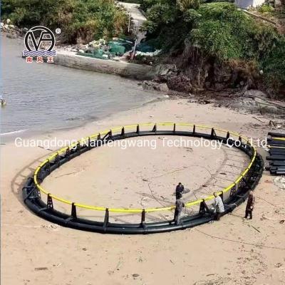 China Deep Sea Aquaculture HDPE Cage Floating Pipe 200mm to 500mm Anti-Wave 12 Grade for sale