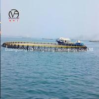 China Deep Sea Aquaculture HDPE Super Strong Fish Cage 450mm Floating Pipe 15 Year Lifespan for sale