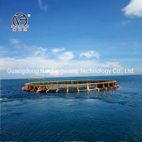 China Deep Sea Aquaculture HDPE Super Strong Fish Cage 450mm Floating Pipe 15 Year Lifespan for sale