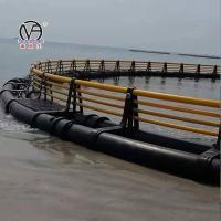 China Deep Sea Aquaculture HDPE Super Strong Fish Cage 10m 60m Diameter ISO9001 for sale