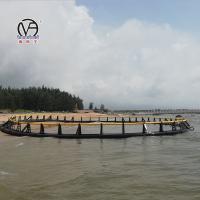 China Deep Sea Aquaculture HDPE Super Strong Fish Cage 10m 60m Diameter ISO9001 for sale